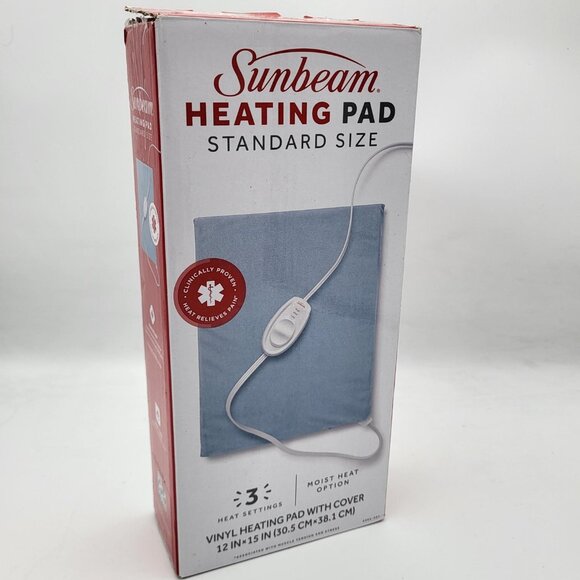 Sunbeam | Other | Sunbeam Heating Pad Standard Size 3 Heat Settings ...